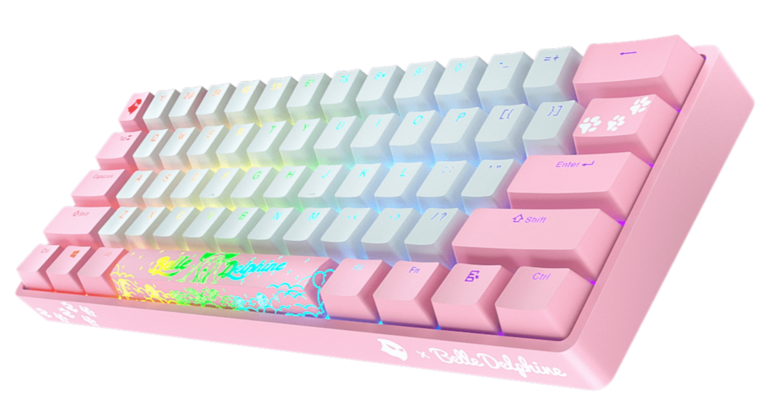 Belle Delphine K1 Wireless Mechanical Keyboard